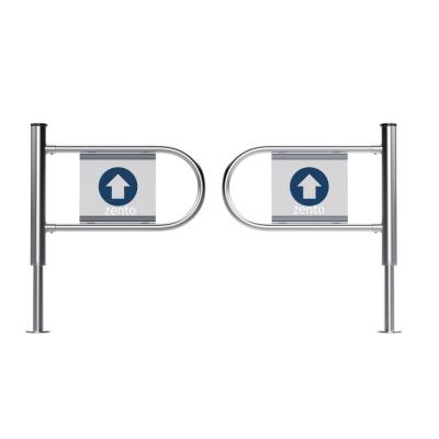 China Zento Energy-Free Operation And Rust-proof Mechanism Manual Swing Turnstile Gate for sale