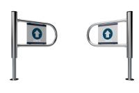 China Zento Energy-Free Operation And Rust-proof Mechanism Manual Swing Turnstile Gate for sale