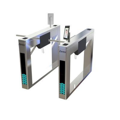 China OEM/ODM Slim Profile Swing Gate Turnstile with Face Recognition RFID Card Access Control 1 Million Swings Life for sale