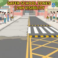 China CE/ISO Certified Speed Bump Kit Weatherproof Rubber Traffic Calming Device for Warehouse/School Zone for sale