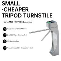 China 304 Stainless Steel Tripod Turnstile Gate 210x270x980mm for sale