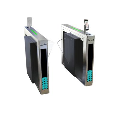 China Stainless Steel 304 Flap Barrier Turnstile 1200x300x1000mm for sale
