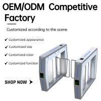 China 0.8s Fast Passage Swing Turnstile Gate with 99.9% Accurate Recognition and 360° Safety Protection for sale