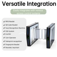China 0.8s Fast Passage Swing Turnstile Gate with 99.9% Accurate Recognition and 360° Safety Protection for sale