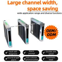 China Zento Drop Arm Swing Turnstile with DC12V/AC220V Power Supply 1400x160x980mm Dimension and 12 Months Warranty for sale