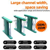 China 55Kg Weight 12V/24V Voltage 500000 Times Mechanical Life Drop Arm Swing Turnstile Access Control Turnstile for sale