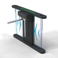 China Full Automatic Tripod Turnstile Gate with 304 Stainless Steel Construction AC 220V/110V and 30-45 Persons Per Minute Capacity for sale
