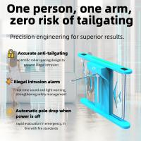 China Full Automatic Tripod Turnstile Gate with 304 Stainless Steel Construction AC 220V/110V and 30-45 Persons Per Minute Capacity for sale
