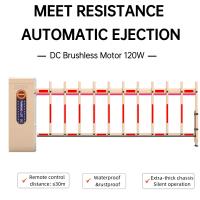 China OEM Remote Control 10 Million Operating Times 0.6s Open Time Parking Boom Gate with 2mm Iron Cabinet for sale