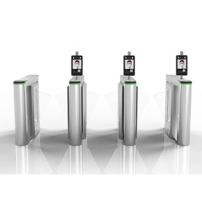 China Heavy-Duty Outdoor IP65 Waterproof Flap Turnstile for Industrial Parks | High-Traffic Secure Access Control for sale