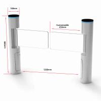 China Zento ZT-921C Fast Speed Strict Anti-tailgating High Speed Pedestrian Swing Turnstile Integrate with QR code for sale