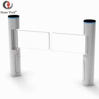 China Zento ZT-921C Fast Speed Strict Anti-tailgating High Speed Pedestrian Swing Turnstile Integrate with QR code for sale