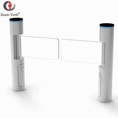 China Zento ZT-921C Fast Speed Strict Anti-tailgating High Speed Pedestrian Swing Turnstile Integrate with QR code for sale