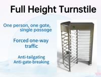 China 304 Stainless steel Full-height Turnstile  for  Gym for sale