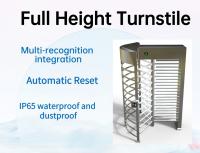 China 304 Stainless steel Full-height Turnstile  for  Gym for sale