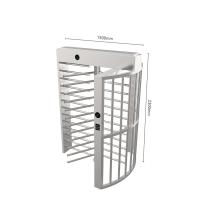 China Zento High Security Heavy Duty Anti-Tailgating Full Height Turnstile with Fail-Safe Unlock for Prison Industrial Site for sale