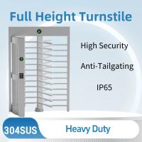China Zento High Security Heavy Duty Anti-Tailgating Full Height Turnstile with Fail-Safe Unlock for Prison Industrial Site for sale