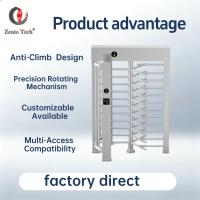 China Zento High Security Heavy Duty Anti-Tailgating Full Height Turnstile with Fail-Safe Unlock for Prison Industrial Site for sale