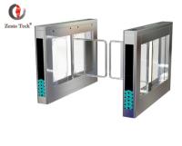 China Zento Luxury Ultra Thin Swing Turnstile Gate Stainless Steel Anti Tailgating Access Control for Office Building for sale