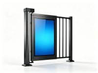 China Smart Pedestrian Advertising Gate ZT-PE01 for sale