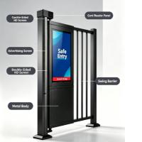 China Smart Pedestrian Advertising Gate ZT-PE01 for sale