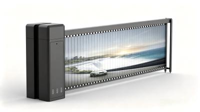 China ZT‑YJ608 Airborne Advertising Barrier Gate for sale
