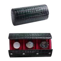 China Travel Luxury Leather Watch Boxes Customized Logo Leather Watch Cover Multifunction for sale