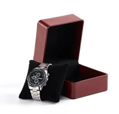 China Luxury Flip PU Leather Watch Box Cases Fashion Watch Packaging Case Wholesale for sale
