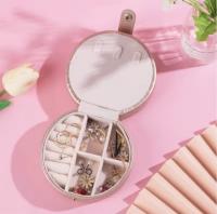 China Free Sample Leather Jewelry Organizer Box For Ring Earring Necklace Bracelet Packaging for sale