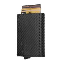 China RFID Blocking Genuine Leather Card Holder Wallet Customized Stylish OEM Logo for sale