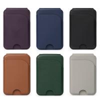 China Custom Color PU Leather Card Holders , Leather Phone Case With Wallet And Stand for sale