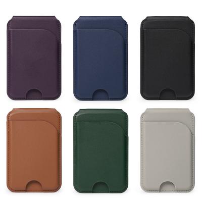 China Custom Color PU Leather Card Holders , Leather Phone Case With Wallet And Stand for sale