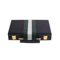 China Handmade Travel PU Leather Backgammon Game Box Chess Board Game Set Box for sale