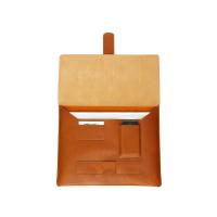 China Magnetic Closure PU Leather Tablet Sleeve Business Office Multi Pocket Organizer Case for sale