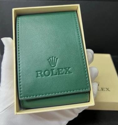 China Customized leather watch storage bag, portable storage bag, dust-proof handmade watch box, green travel bag, men's and women's environmental protection for sale