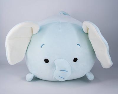 China Adorable Plush Elephant Stuffed Animal Pillow Super Soft Elephant Hugging Toy Hypoallergenic for sale