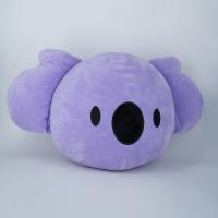 China Organic Cotton Animal Stuffed Pillow Koala Plush Pillow Toys Custom Color for sale