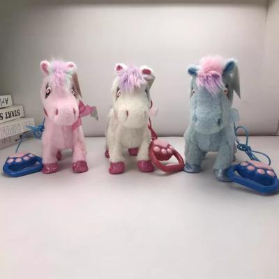 China Stuffed Animal Electric Interactive toys Horse Singing Walking Toy for Childrens Gift for sale