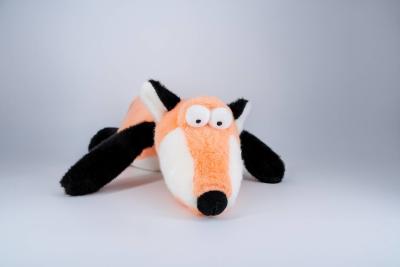 China Fox Plush Stuffed Animal Orange And Cream Soft Cuddly For Boys And Girls Plush Toys for sale