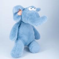 China Blue Elephant Stuffed Animal For Kids Great Gifts On Birthday Logo Of The Product for sale