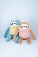 China Eco Friendly Hugging Stuffed Animal Toys y Soft Hugging Sloth Toys 20cm-60cm for sale