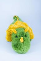 China Low MOQ Green Dinosaur Stuffed Animals Toys Custom Soft Plush Factory for sale