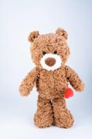 China PP Cotton Plush Teddy Bear Toys Stuffed Animal With Falling Heart For Valentines Gift for sale