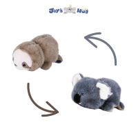 China Custom Size Sloth And Koala Plushie Reversible Soft Toys Huggable Fidget Toy for sale