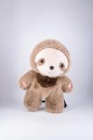 China Short Plush Stuffed Animal Backpack Sloth Bag Customizable Color 30cm-50cm for sale