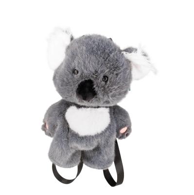 China Soft Koala Plush Backpack Cartoon Stuffed Animal Shoulder Bag Non Slip Design for sale