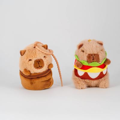 China Kawaii Capybara Keychain Plush Toy Capybara Coin Wallet Stuffed Animals Toy for sale