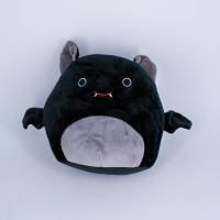 China PP Cotton Black Cat Halloween Plush Toy With Soft Wings Customizable Design for sale