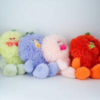 China PP Cotton Fruit And Vegetable Monster Plush Toy with Sausage Mouth Customized Images for sale