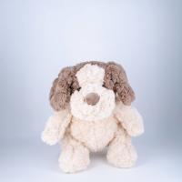 China Custom Lint Free Fabrics Stuffed Animals Toys Sitting Dog Plush Washable Wholesales for sale